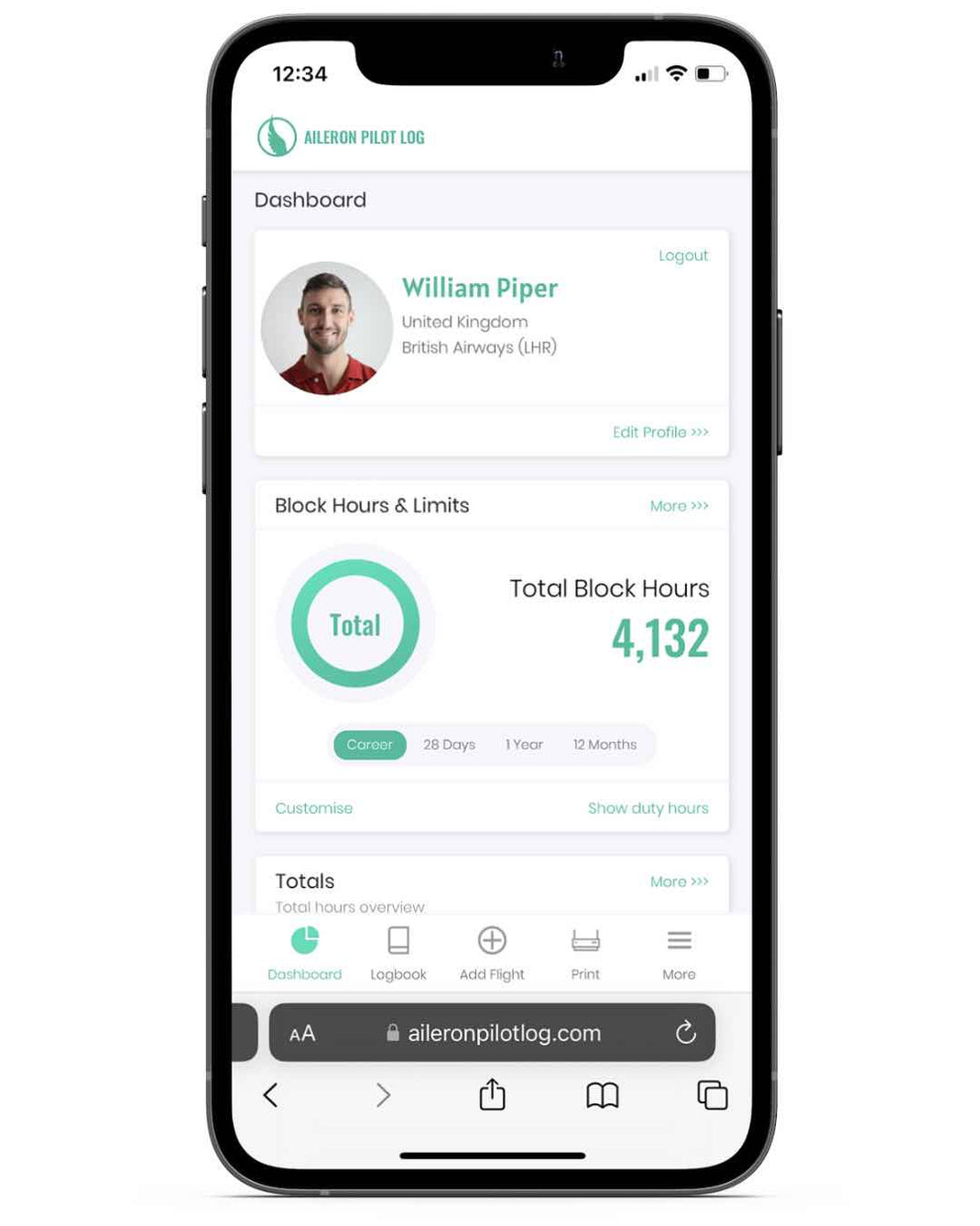 Aileron PilotLog | Pilot Logbook App